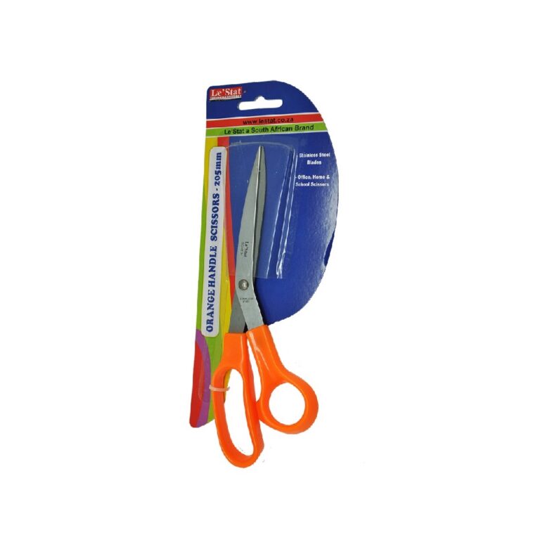 Le Stat Orange Handle Scissor 205 - D'afrique Trading